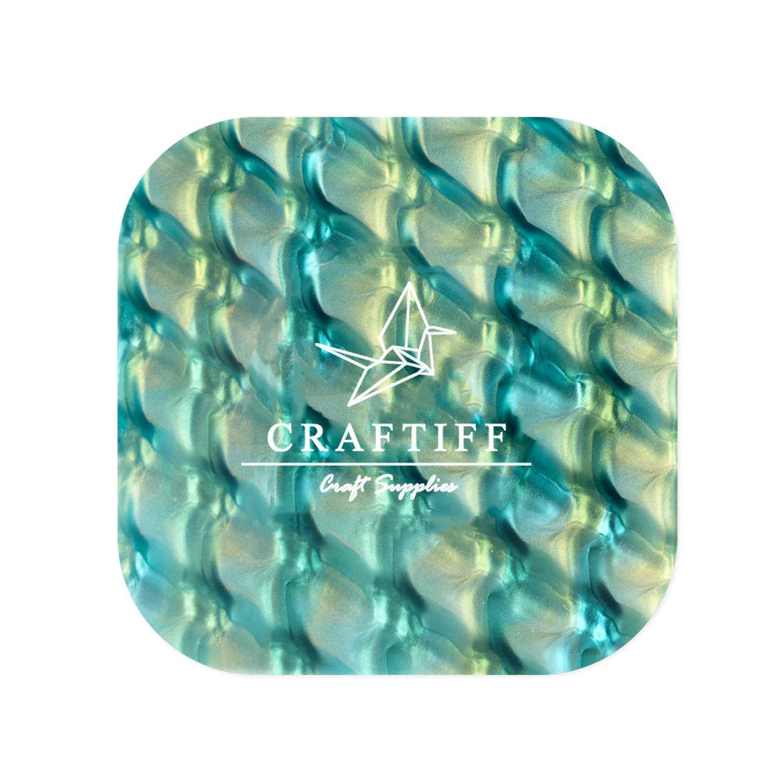 Green Mermaid Scales Acrylic Sheet – Craftiff