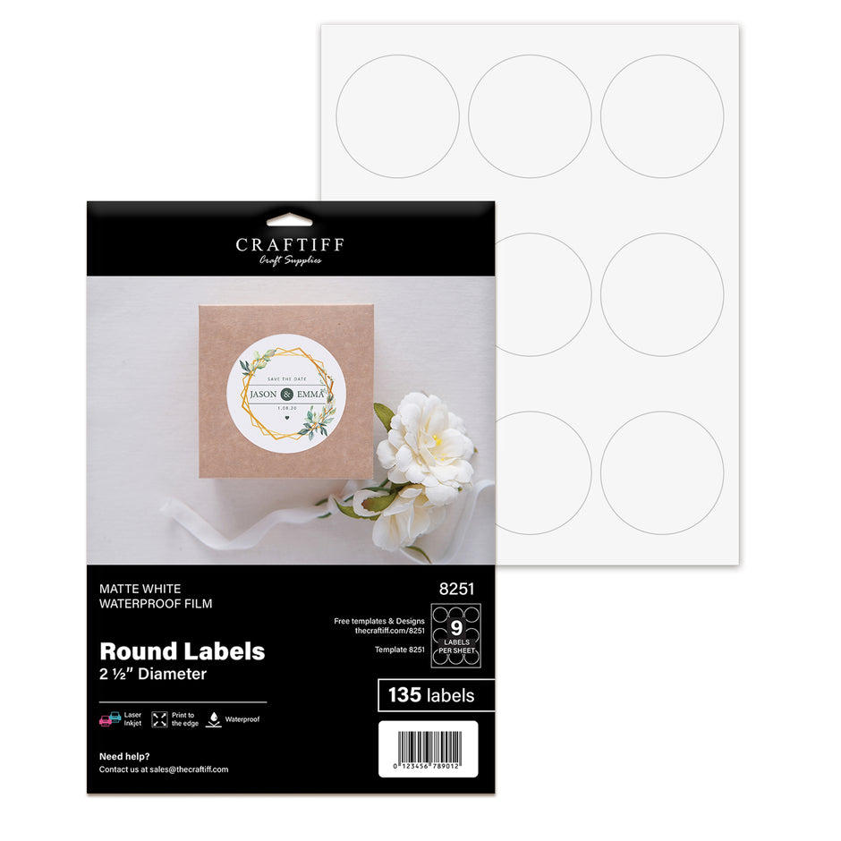 Printable Labels for Home Printers – Craftiff